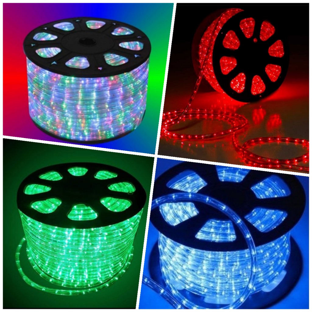 Fita Led Externa 5050 - RGB/VM/AM/VD/AZ - 100M - 120leds/M - 127/220V ...